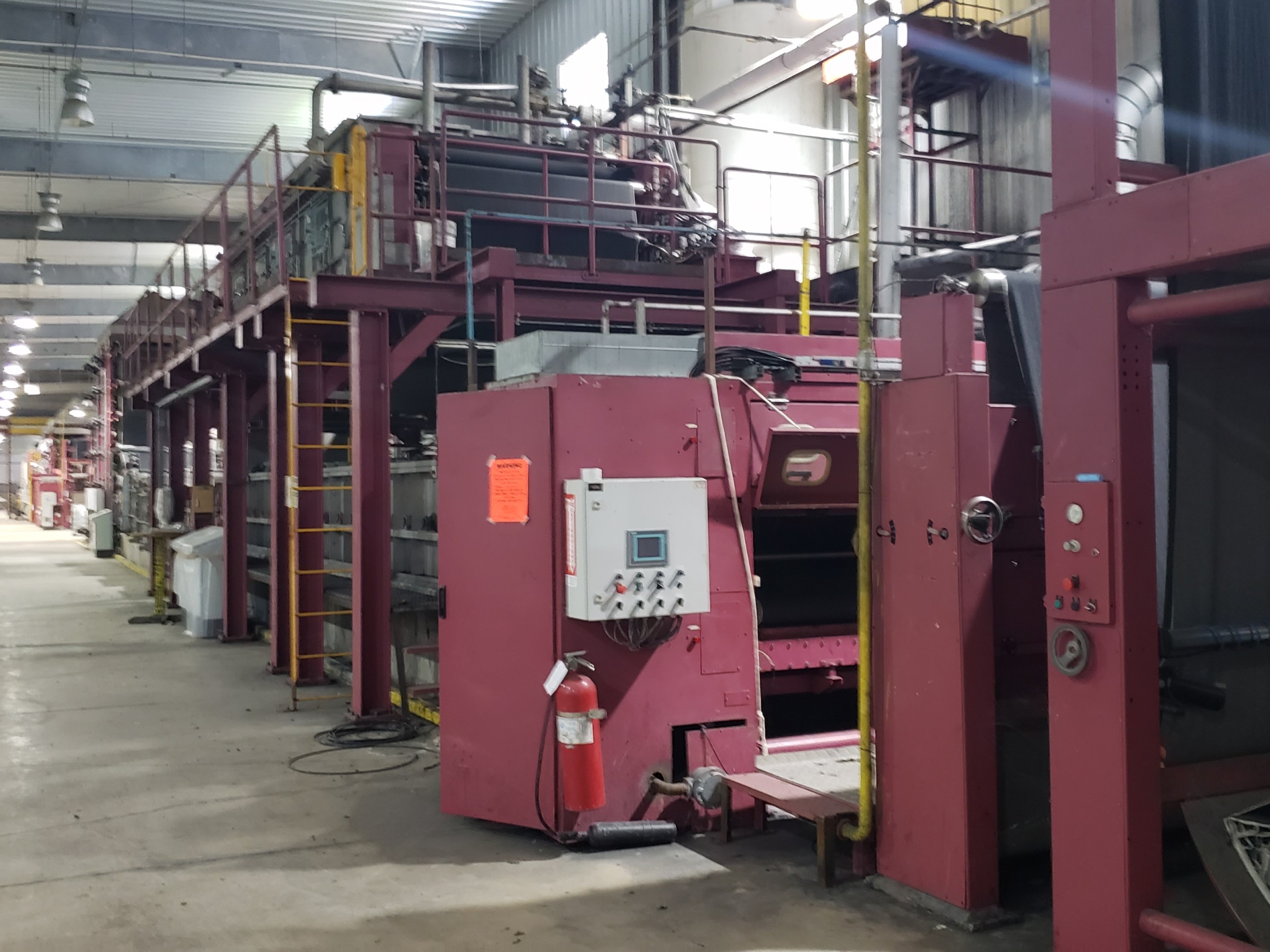 Kusters-Calico Finishing Range and Bruckner Sanforizer | Gibbs ...