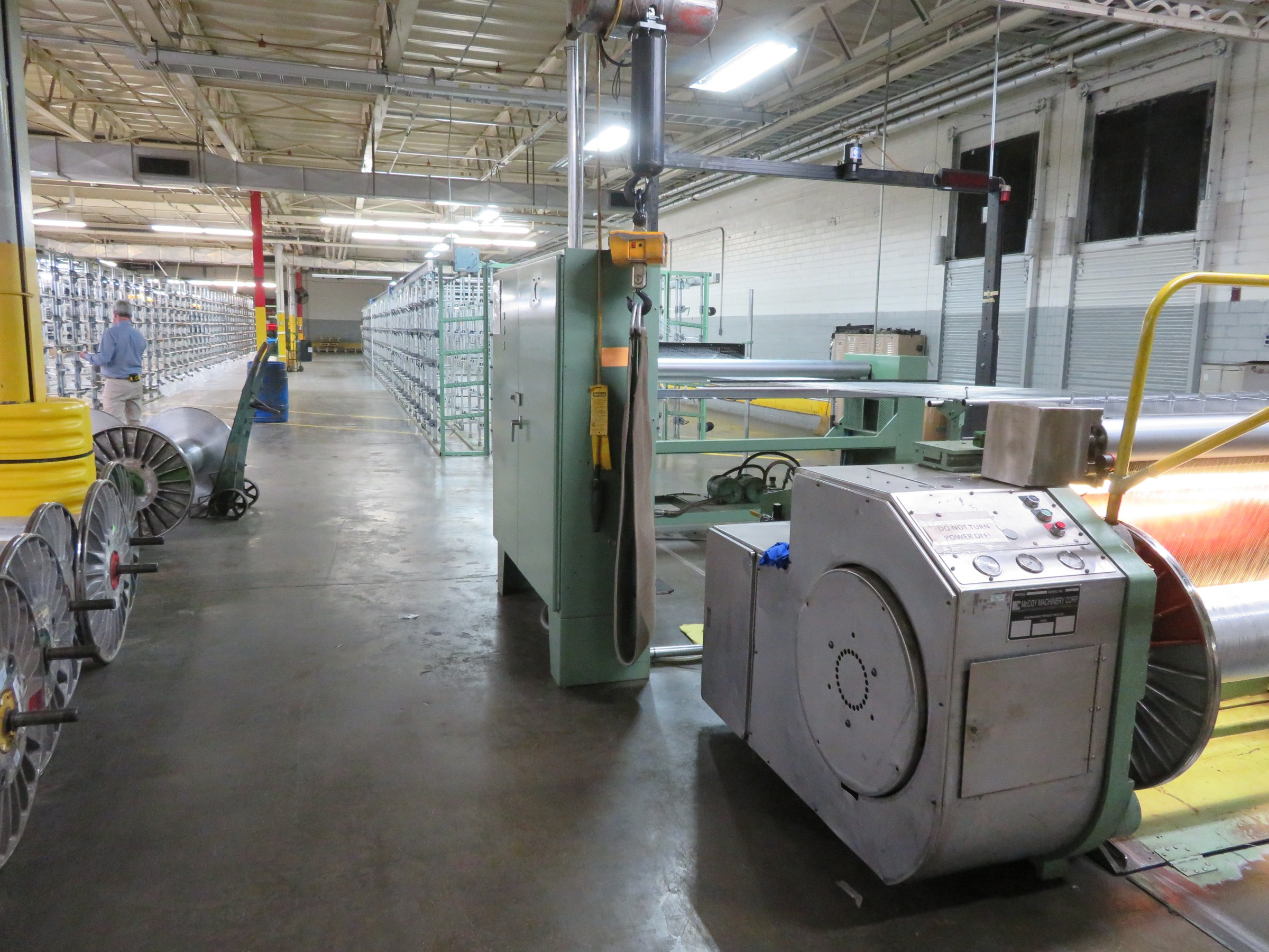 (2) Mccoy Ellison Direct Warper Machines | Gibbs International