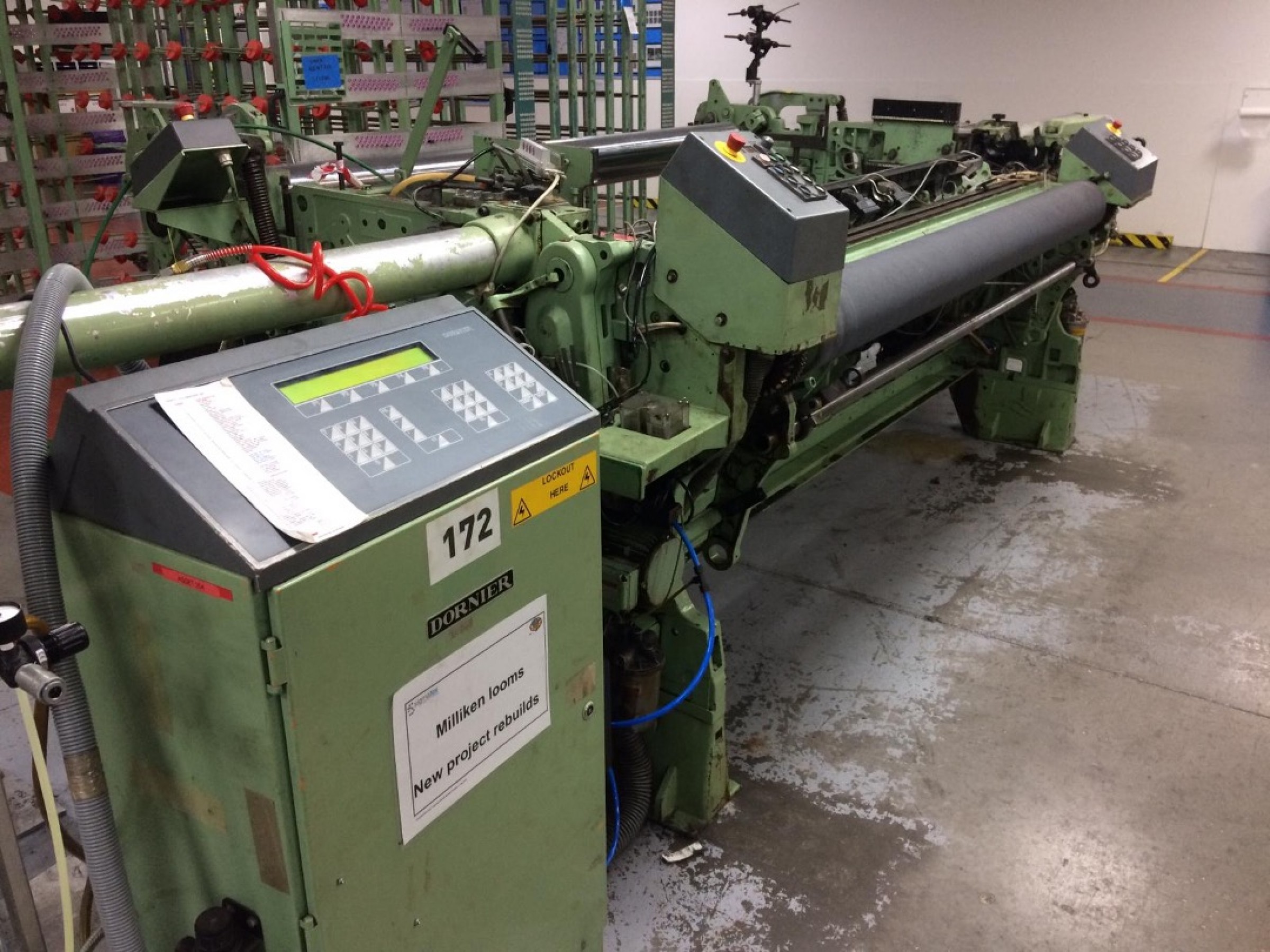 (3) Dornier HTV4/SD Rapier Weaving Looms For Technical Fabrics | Gibbs ...